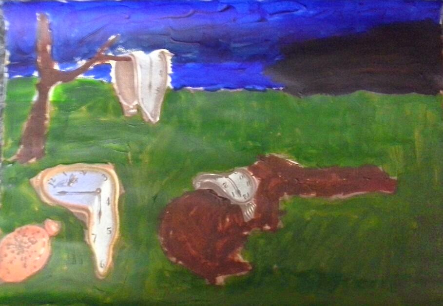 reflections: Three destroyed paintings